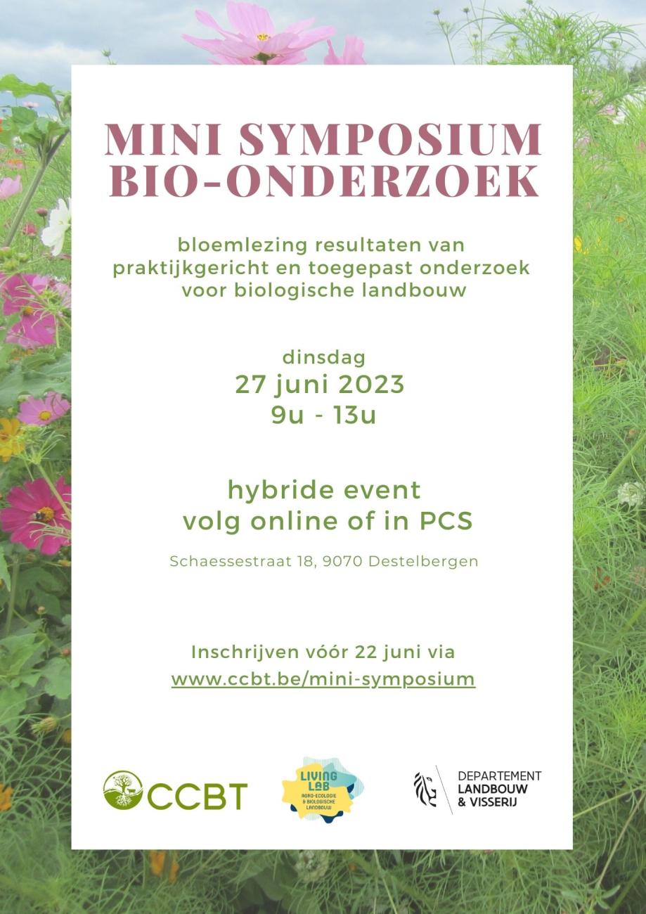 Krijg inkijk in het onderzoek voor de bio sector in Vlaanderen | ccbt